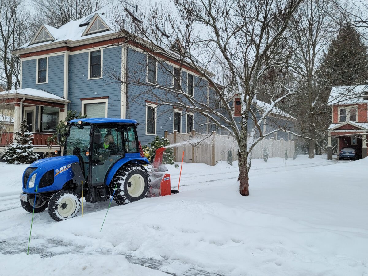 Tractor Mounted Snow Blower Snow Service